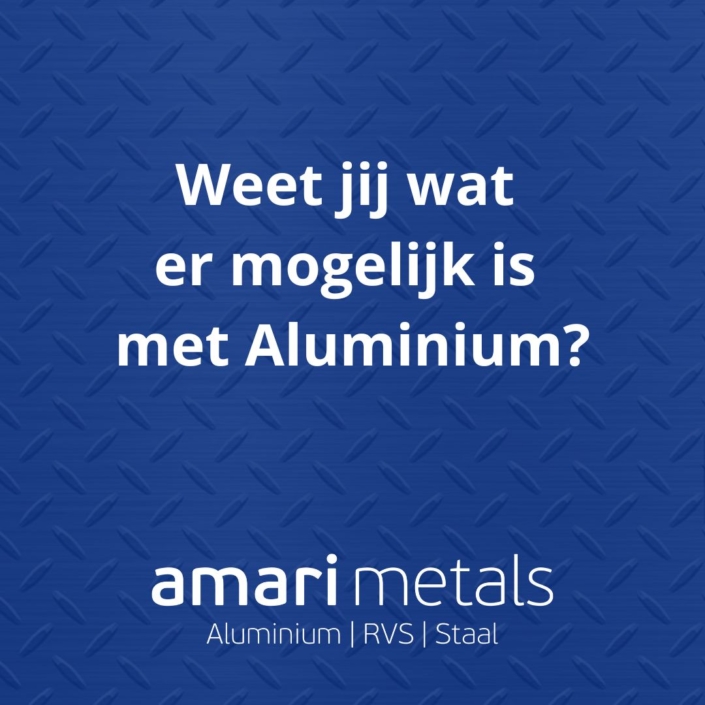 Aluminium profielen en RVS buizen | Amari Metals